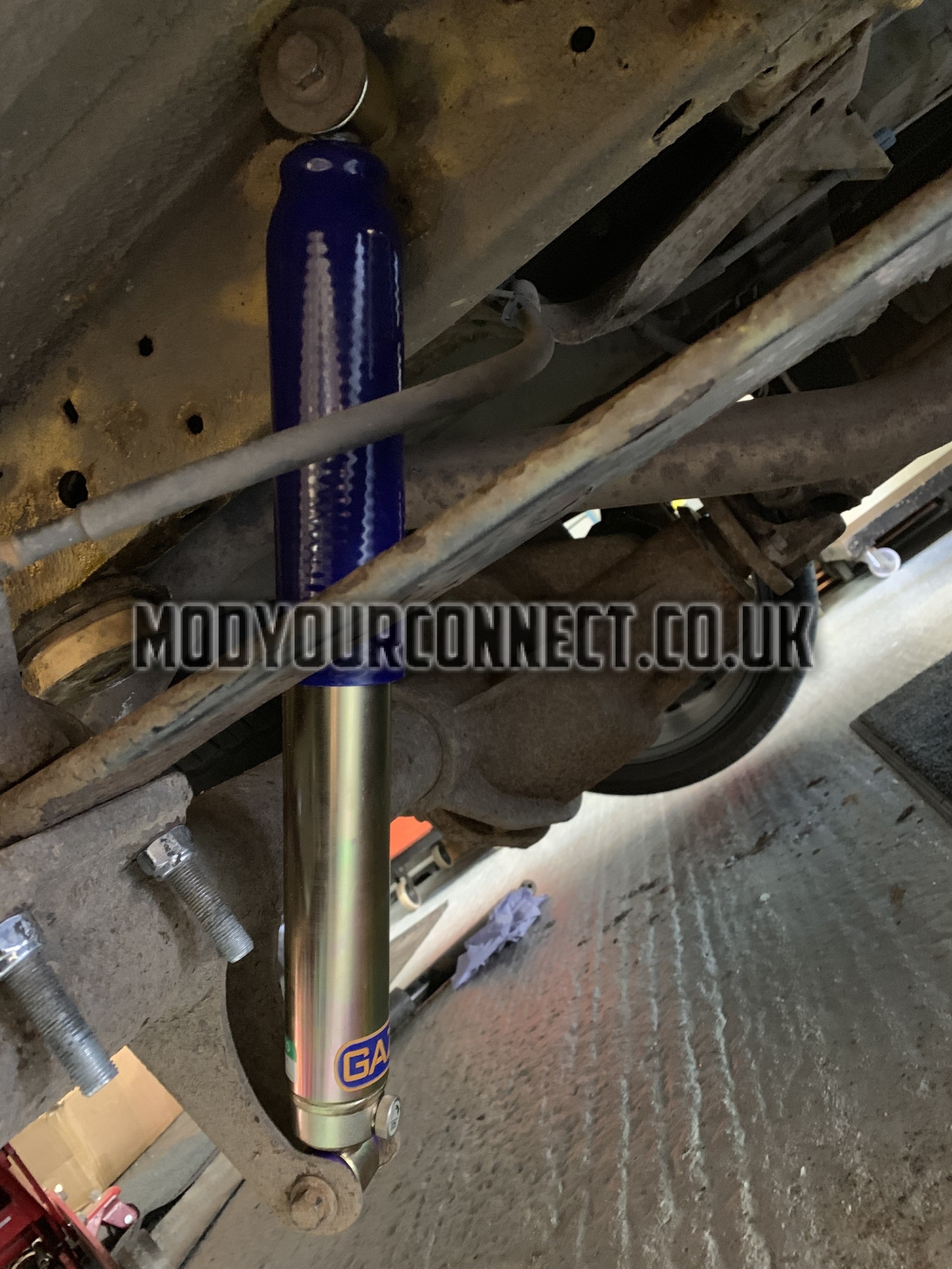 GAZ MK7 Transit Adjustable Rear Shock Absorbers RWD 2006-13 (LOWERED ...