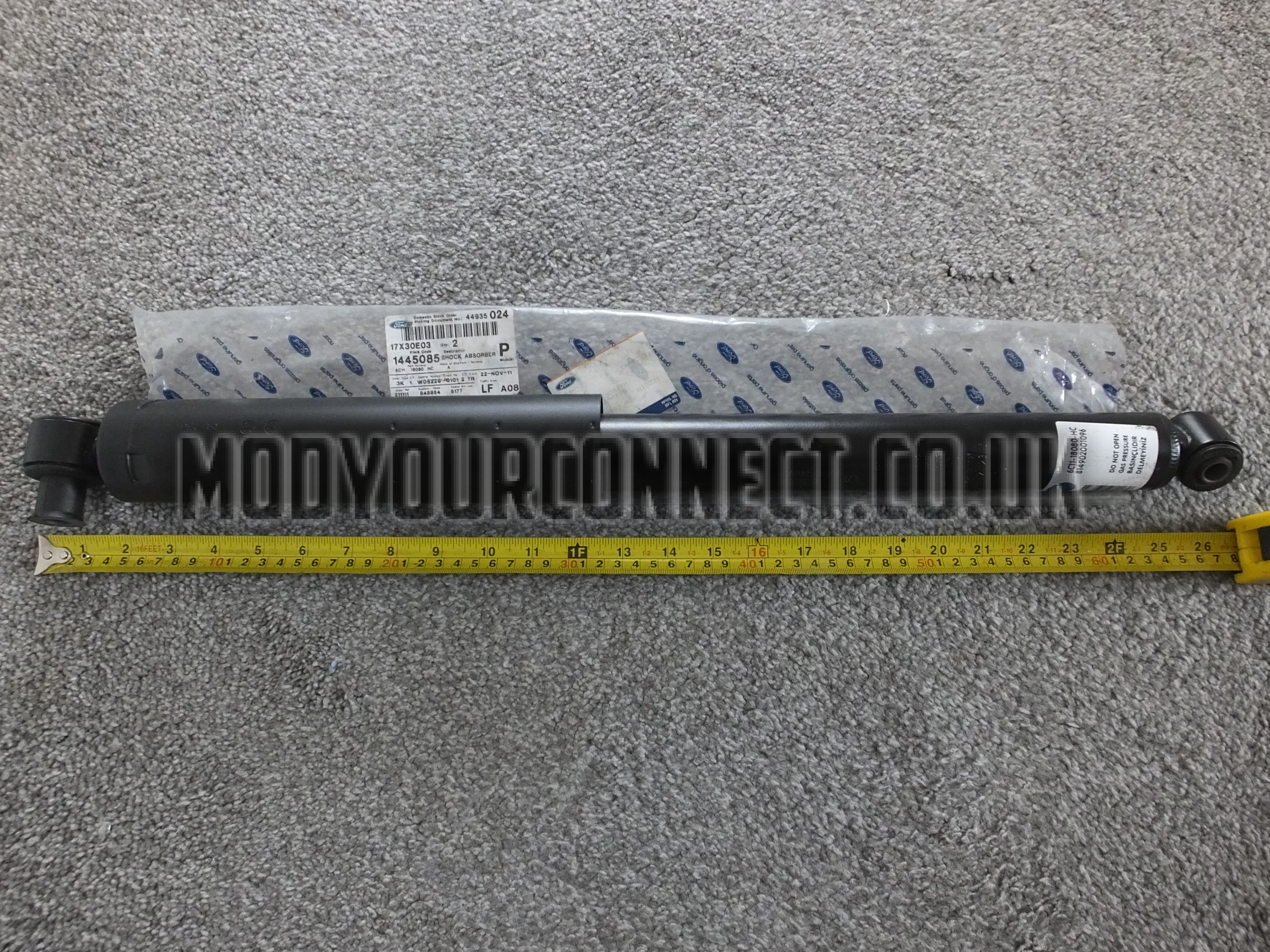 GAZ MK7 Transit Adjustable Rear Shock Absorbers RWD 2006-13 (STANDARD ...